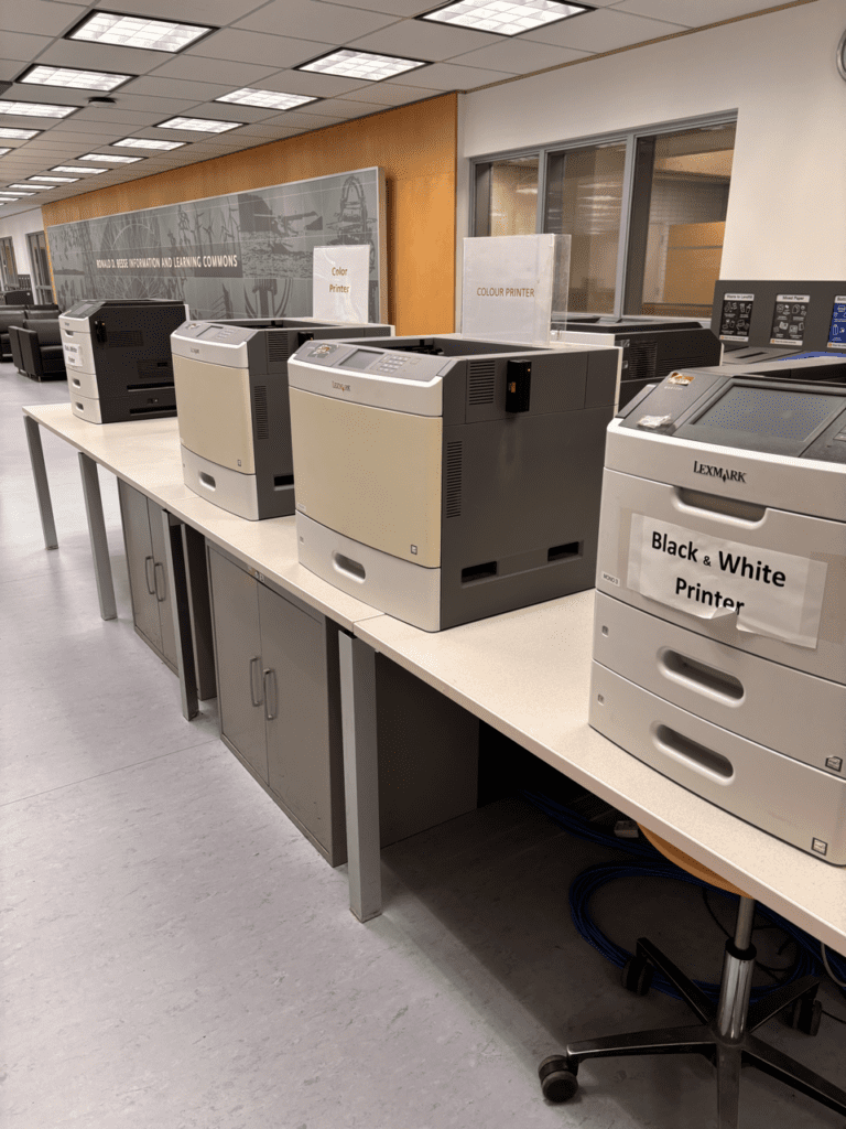 Printing and Scanning – Toronto Metropolitan University Libraries